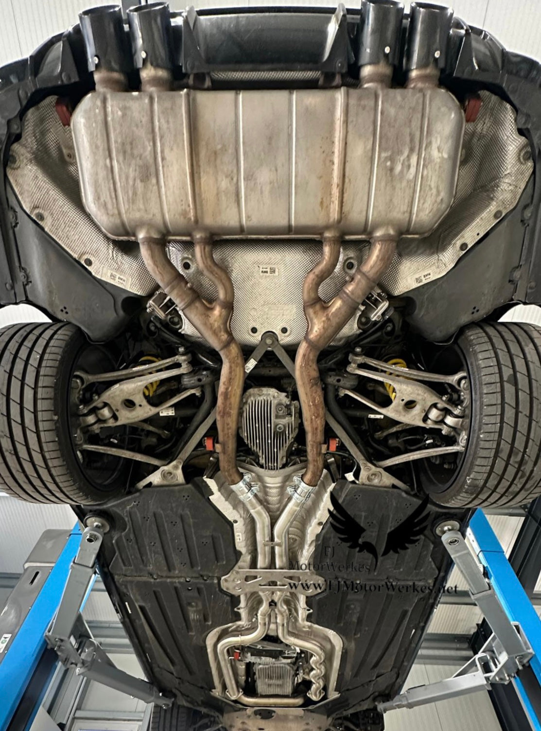 Enhance Sound and Power: BMW S58 Stainless Mid Pipe – FJ Motorwerkes