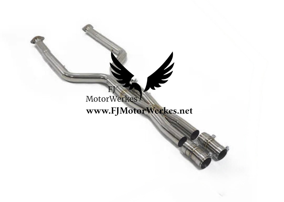 BMW X3M X4M Comp Stainless Steel Dual X Pipe Mid Pipe F97 F98 High – FJ ...